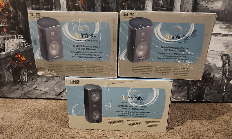 Infinity 1 nfinity tss-1100 and 2 Infinity SAT-750 90s | Reverb