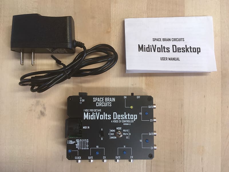 MidiVolts Desktop - Polyphonic 4 Voice Midi to CV Controller | Reverb