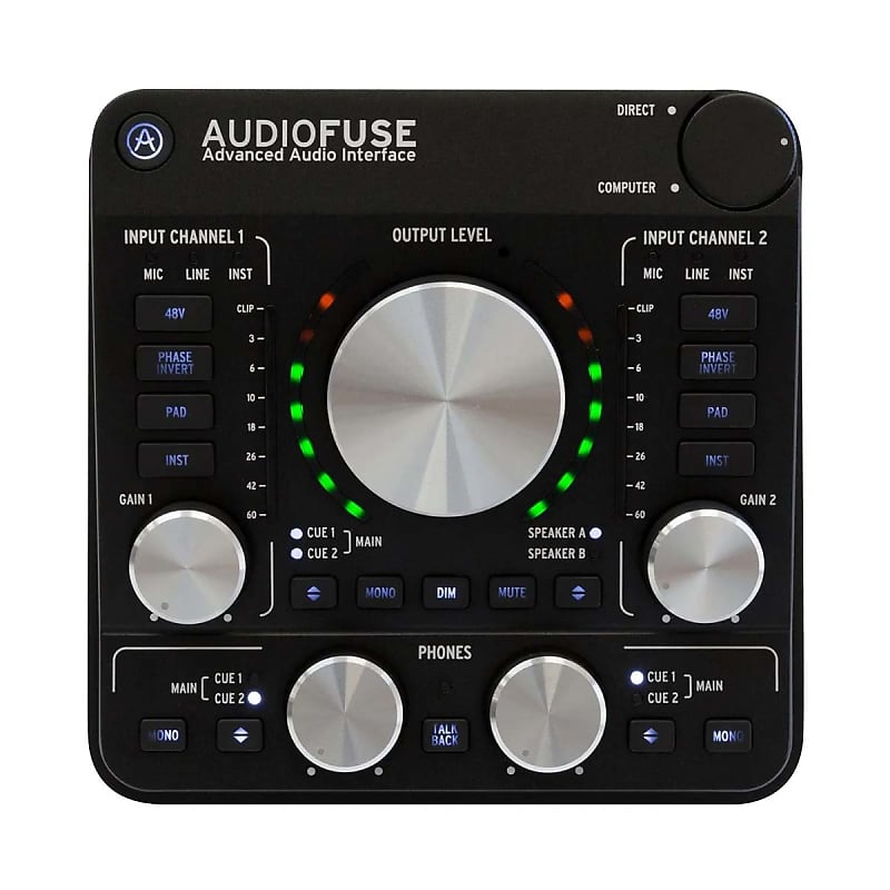 Arturia AudioFuse Rev2 USB Audio Interface (Black) | Reverb Australia
