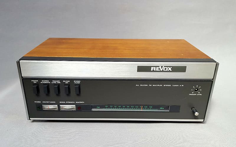 REVOX A76 MKII FM Analogique Tuner - hifi stereo FM Vintage | Reverb