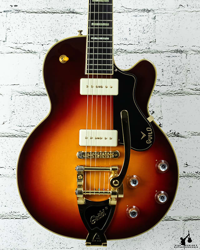 Guild Aristocrat Bigsby Sunburst w/ HSC | Reverb