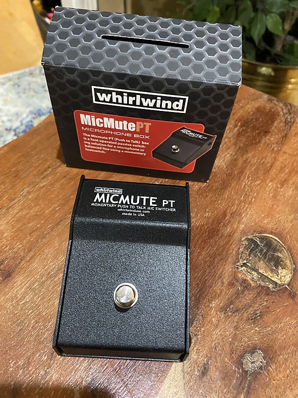 Whirlwind MICMUTE-PT Foot Pedal Push-To-Talk Switch | Reverb