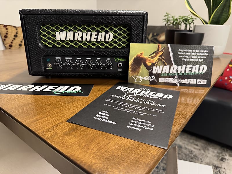 WARHEAD AMPS Warhead FREE S&H USA ONLY Mini Amp 2024 - Faux | Reverb