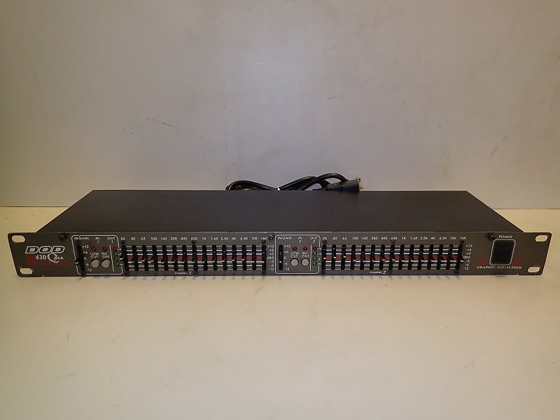 DOD SR-430Q XLR - Dual Channel Professional 15-Band Graphic | Reverb