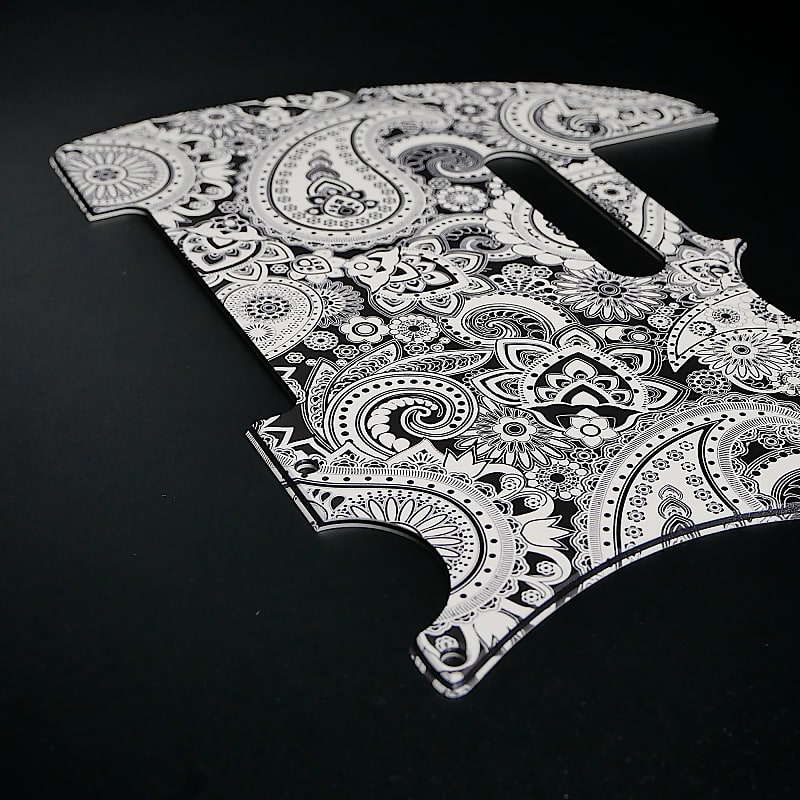 Fender Tele Pickguard / Paisley Pattern #2 / Custom Pickguard | Reverb