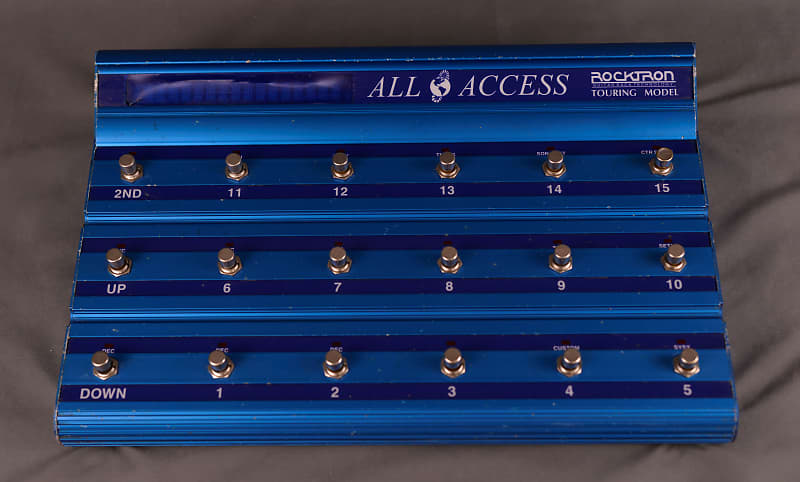 Rocktron All Access Midi Pedal Controller Footboard ~BLUE~ | Reverb