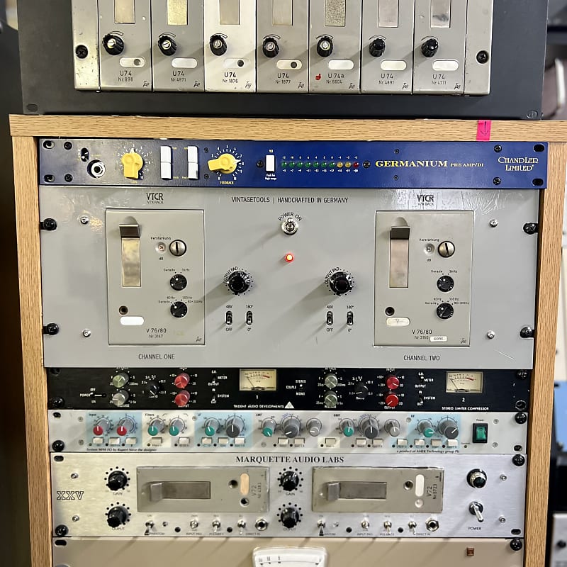 Telefunken TAB V76/80 stereo tube mic preamp rack c 1960 | Reverb