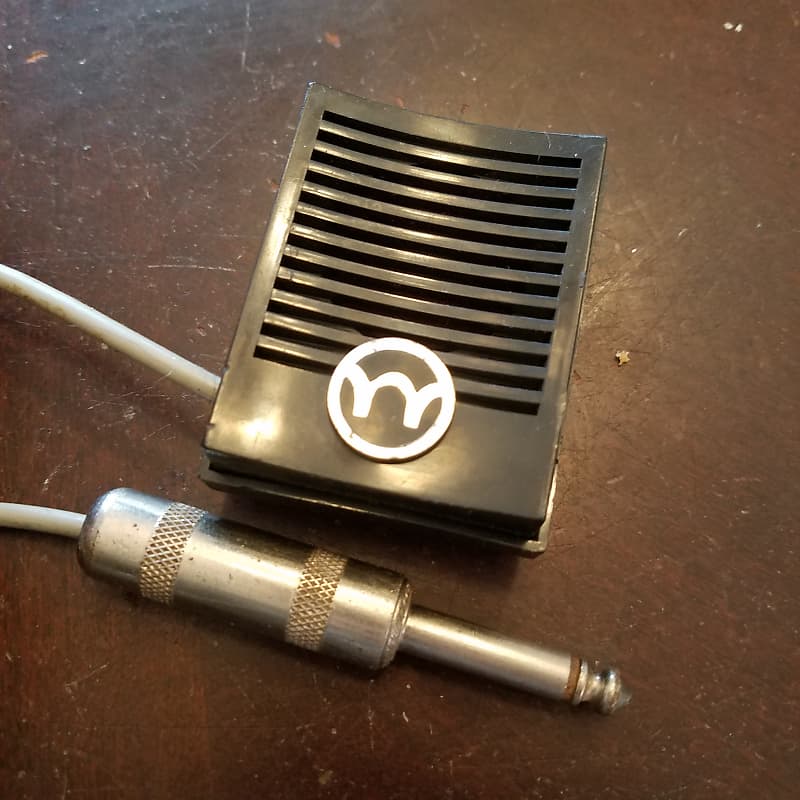 Webcor Harp Mic 1960s Black Plastic Made in USA | Reverb