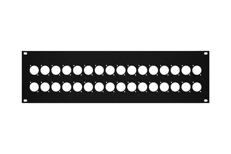 Elite Core 3 Space Rack Panel with 32 D-series punch out hole | Reverb