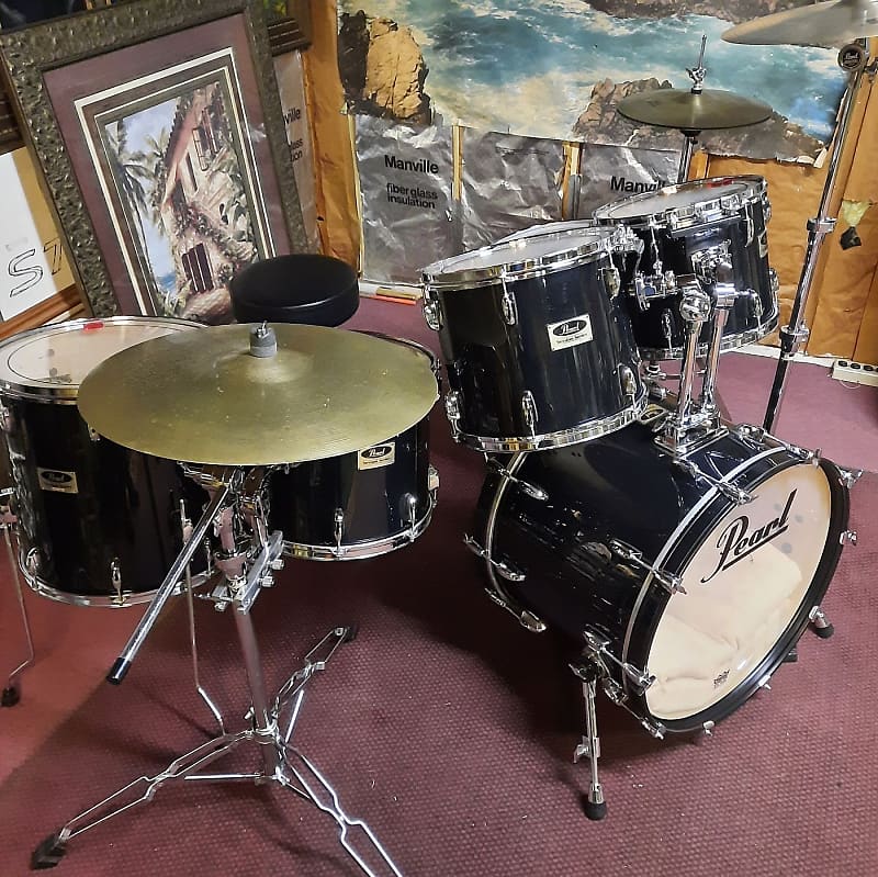 Pearl Session Series 6-Piece Drum Set w/ all original | Reverb