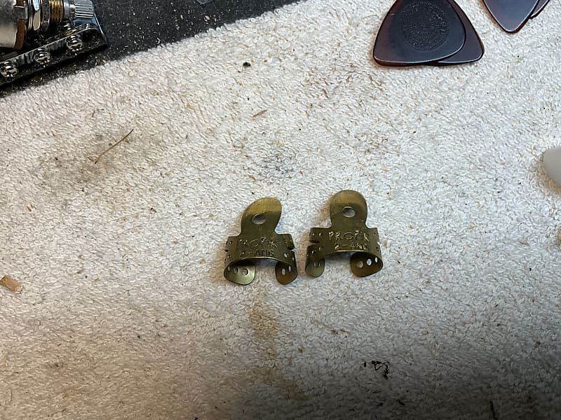 ProPik Brass #2 angled finger pick (2 picks) | Reverb