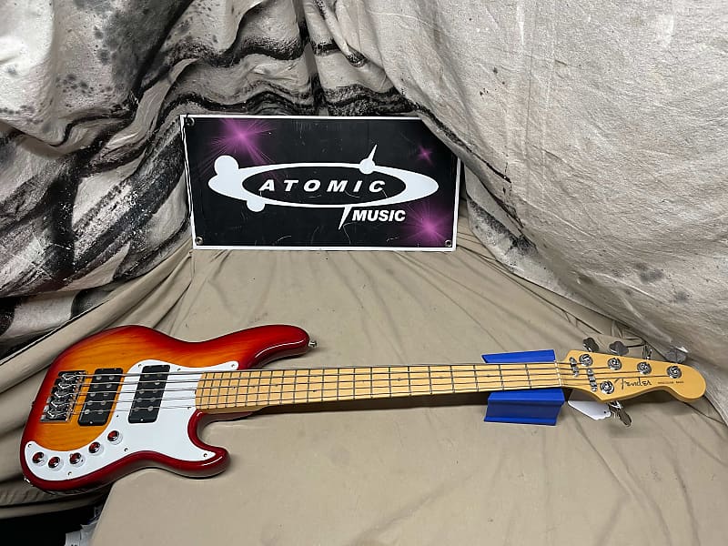 Fender American Deluxe Precision Bass V 5-string P-Bass - | Reverb