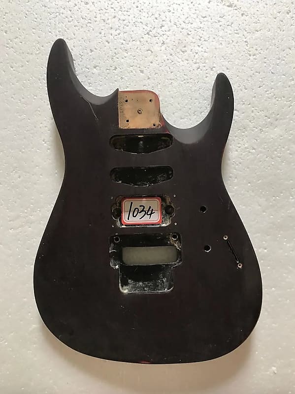 Unknown Guitar SSH Pickup Route Body | Reverb