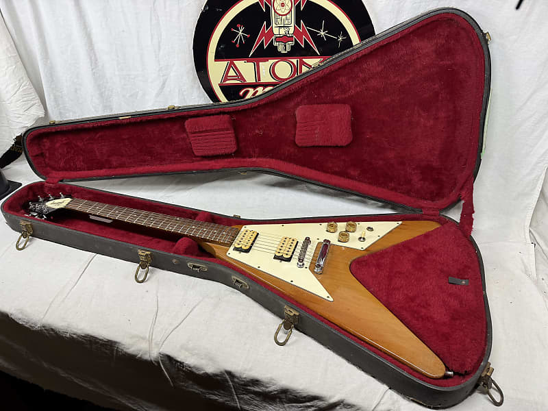 Gibson Flying V Guitar with Case - headstock / neck repaired | Reverb
