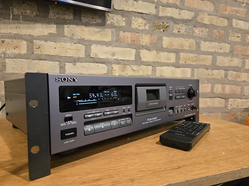 Sony Pcm-r300 professional DAT deck w/remote fully functional | Reverb