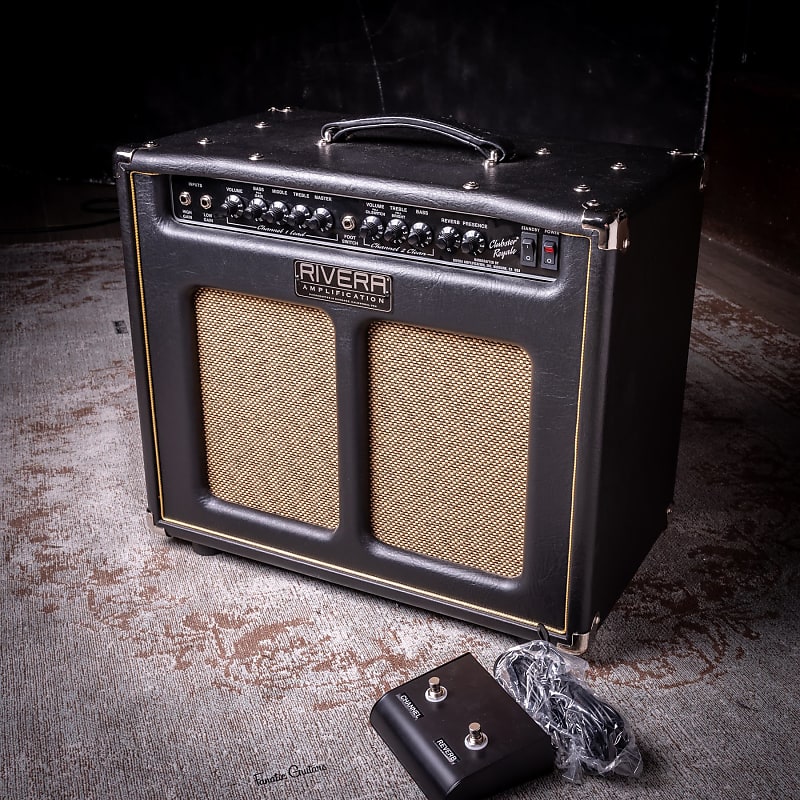 Rivera Clubster Royale 25 1x12 Black | Reverb UK