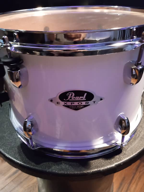 Pearl Rack Tom With Mount - 8x12 Pure White | Reverb