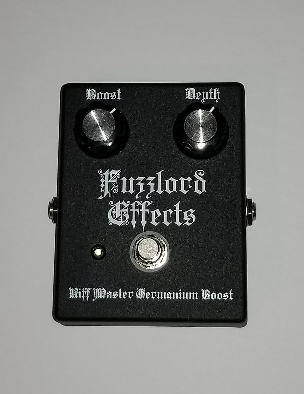 Fuzzlord Riff Master OC44 Germanium Boost - Iommi and Black | Reverb