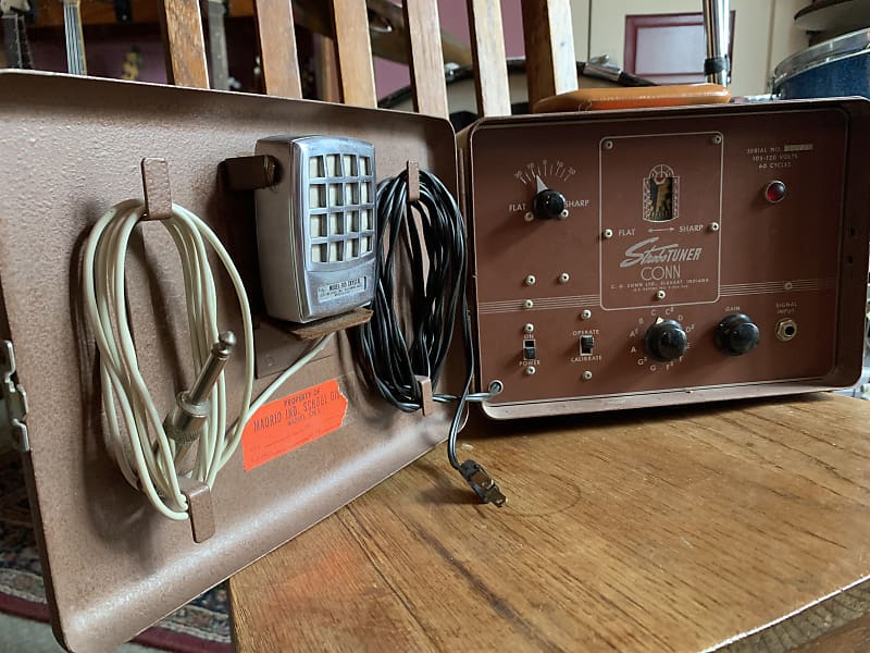 Conn Strobo tuner (tube) 60s? Brown | Reverb