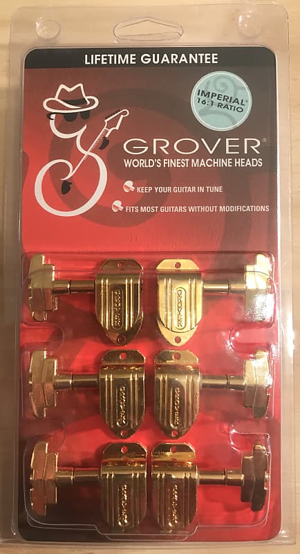 Grover Guitar tuners 2000's Gold | Reverb