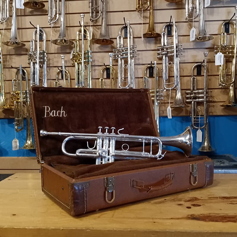 Bach Stradivarius Model 37 Late-80s Silver Plated Bb Trumpet | Reverb