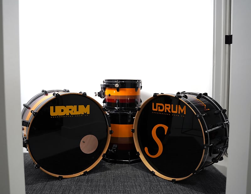 UDRUM Custom Drum Kit with Keller Shells 2008 High Gloss | Reverb