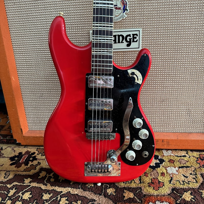 Vintage 1960s Hofner Super Solid V3 Model 173 Cherry | Reverb Canada