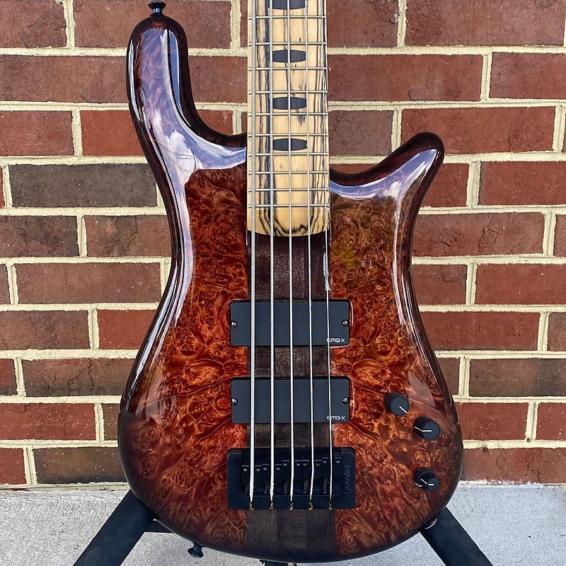 Spector USA NS-5XL, Ale's Inferno, Maple Burl Top, Reclaimed | Reverb