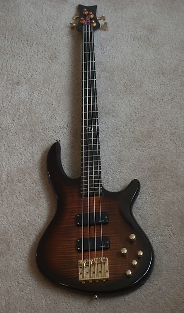 Dean Edge Pro 4 Flame Top with Case | Reverb