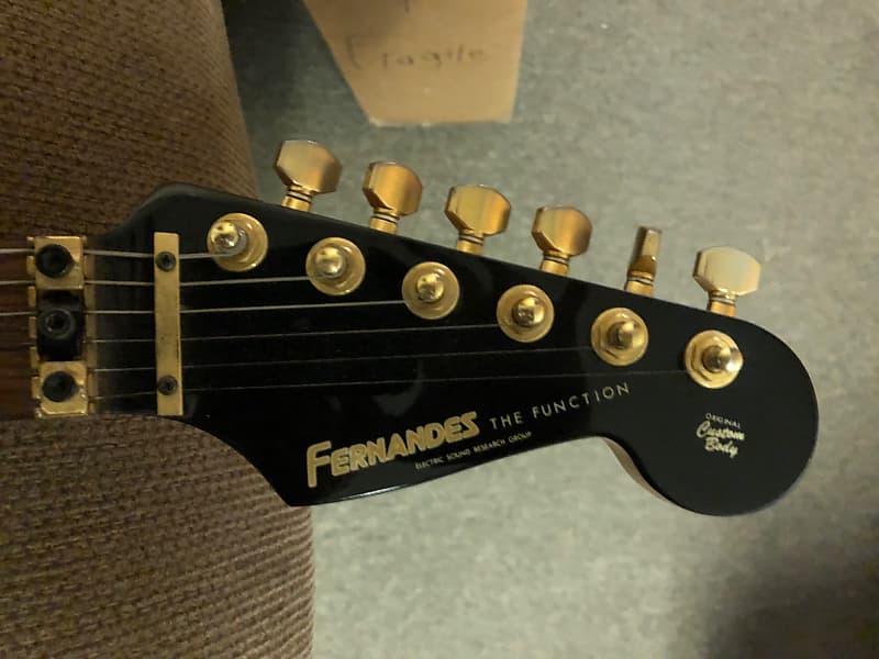 Fernandes Japan FST-55 Strat Headstock | Reverb