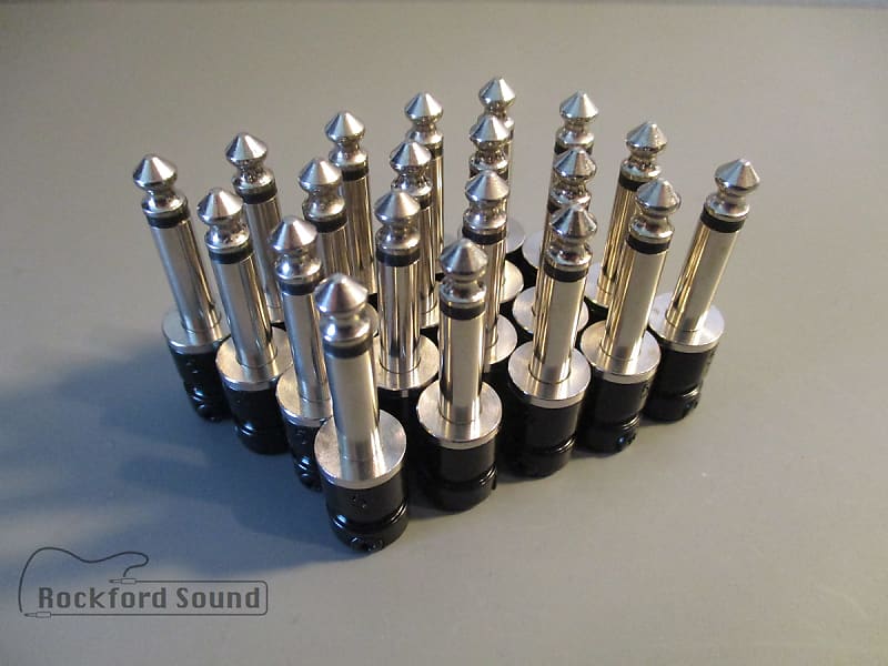 Squareplug SPS5BK – 20 pcs Short-Body ¼” Straight Plugs, | Reverb