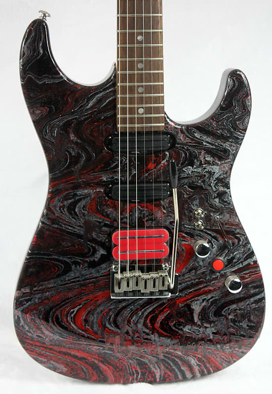 Custom Swirl Painted and Upgraded Fender Squier Stagemaster | Reverb