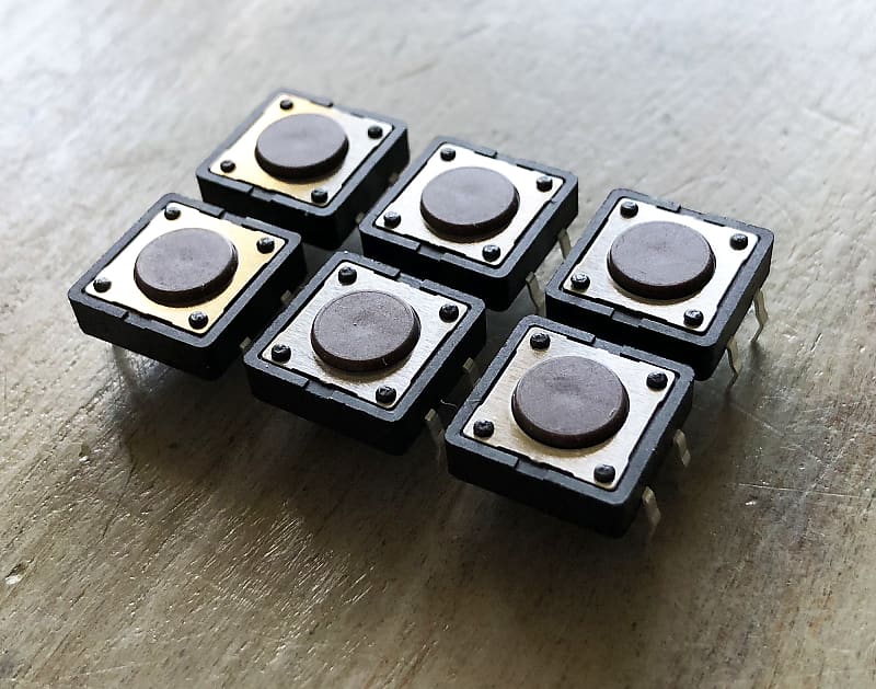 Digitech RP-6 Replacement Foot Switches - Set Of Six - | Reverb