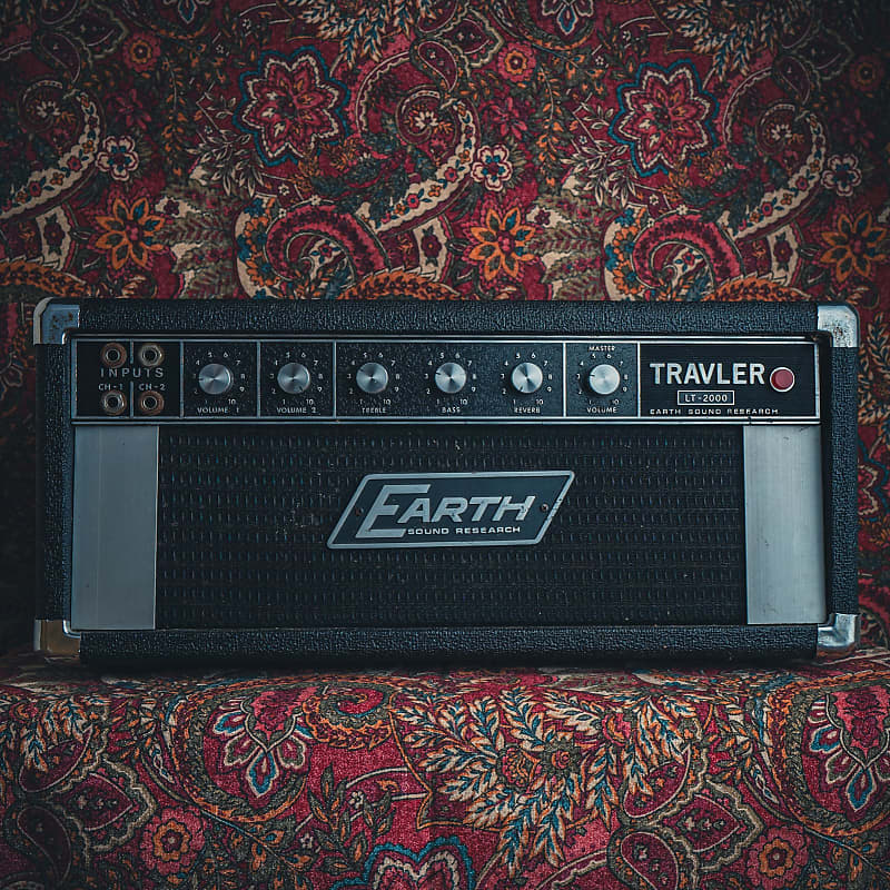 1970s Earth Travler LT-2000 Guitar Amplifier Head | Reverb