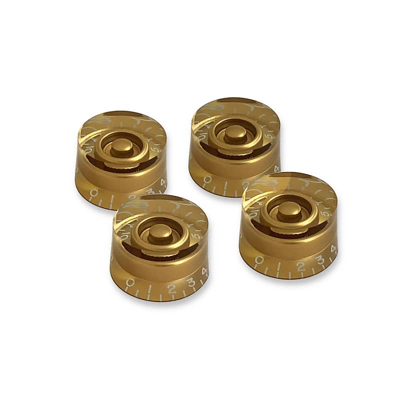 Gibson Style Extra Tall Vintage 50's Speed Knob, Gold. Set of | Reverb