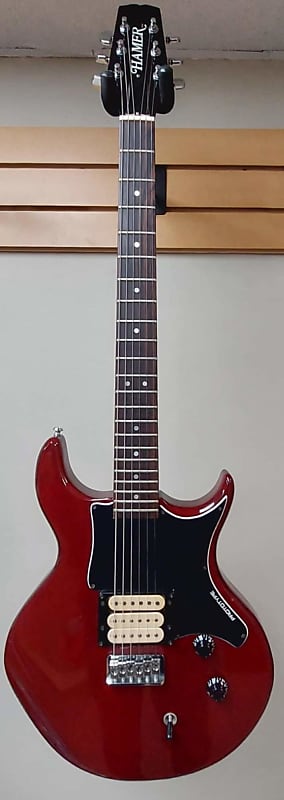 Hamer Prototype 1981 Cherry Double Cut with Original Case | Reverb