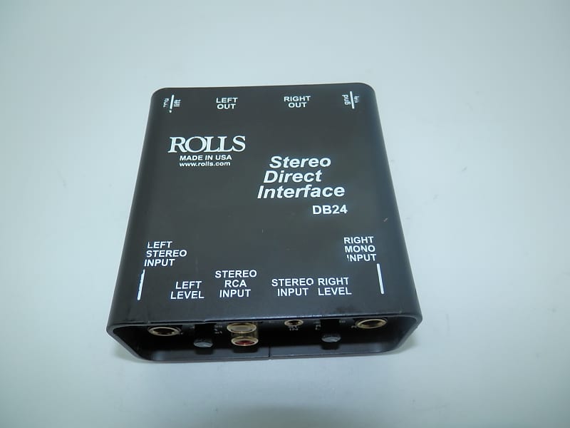 Rolls DB24 Stereo Direct Interface Box DI used | Reverb