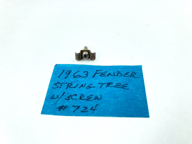 1963 Fender String Tree with Mounting Screw #724 Original | Reverb