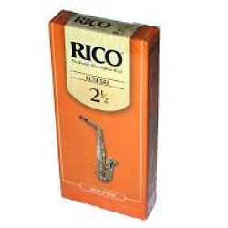 Rico Alto Sax Reeds #2.5 Novapack 25/Box | Reverb