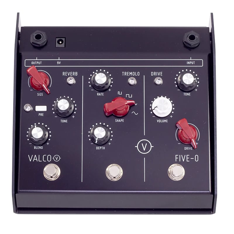 Valco® Five-O Pedal - Black / International | Reverb