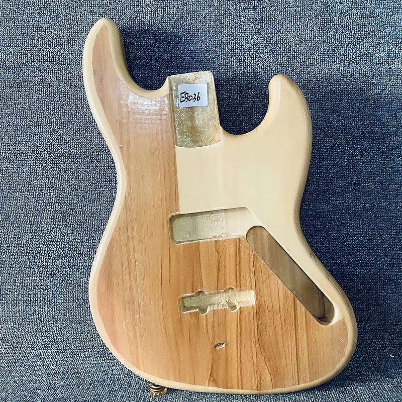 Solid Basswood Jazz Bass Style Body DIY Project | Reverb