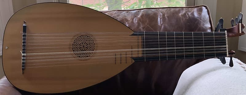 Richard Bruné 13 course Baroque Lute 1979 | Reverb