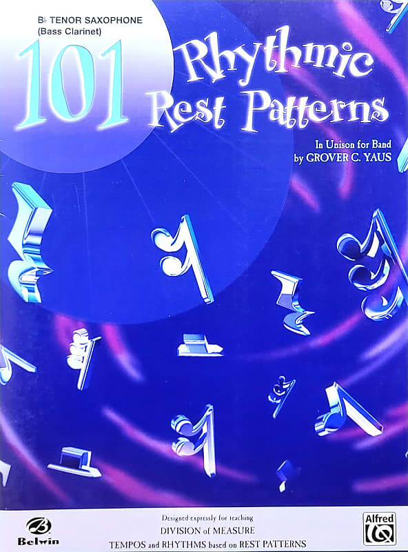 Rhythmic Rest Patterns 101 - Bb Tenor Saxophone (Bass | Reverb