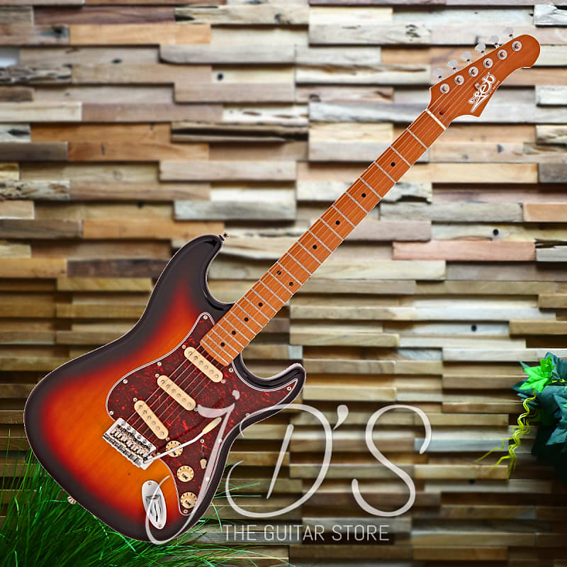 JET Guitars JS-300 Roasted Maple, Sunburst 2024 | Reverb