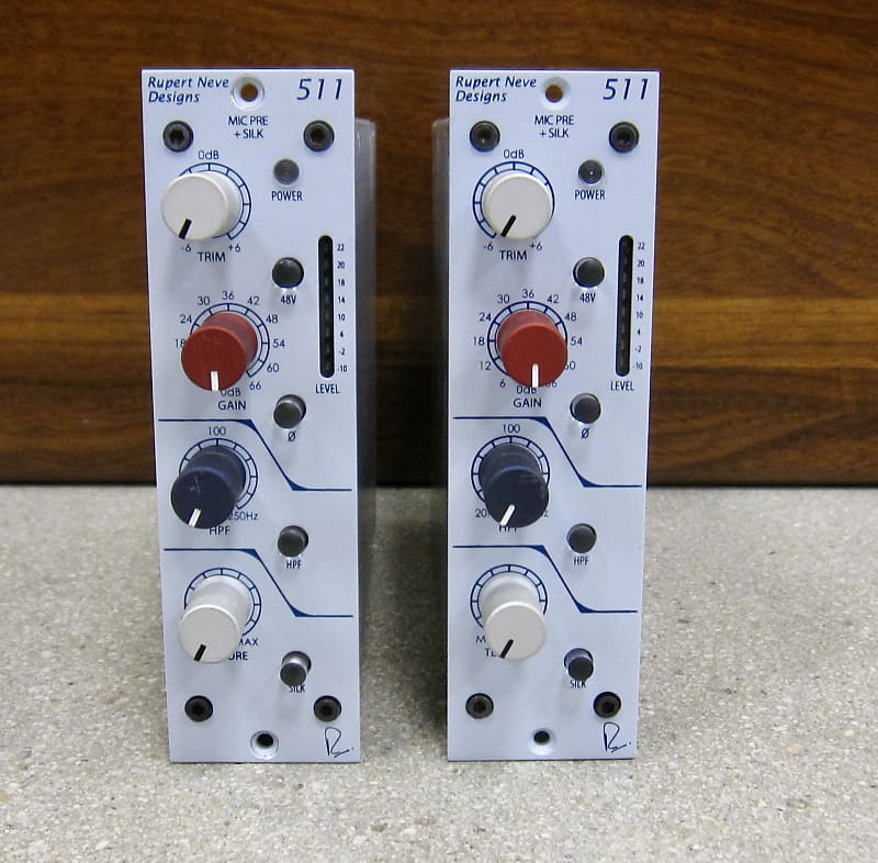 TWO Rupert Neve Designs Portico 511 500-Series Mic Pre Module | Reverb