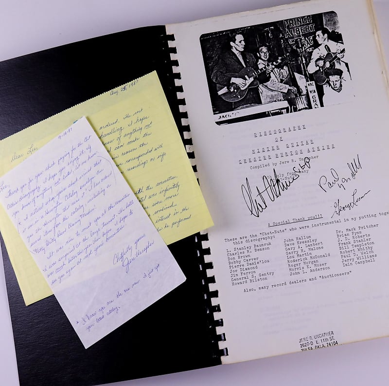 Chet Atkins Complete Discography - Original Print Format | Reverb UK