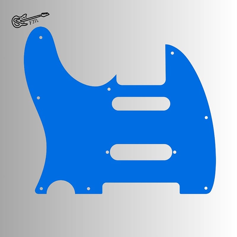 Blue Lefty Telecaster SS Style Pickguard-Blue | Reverb