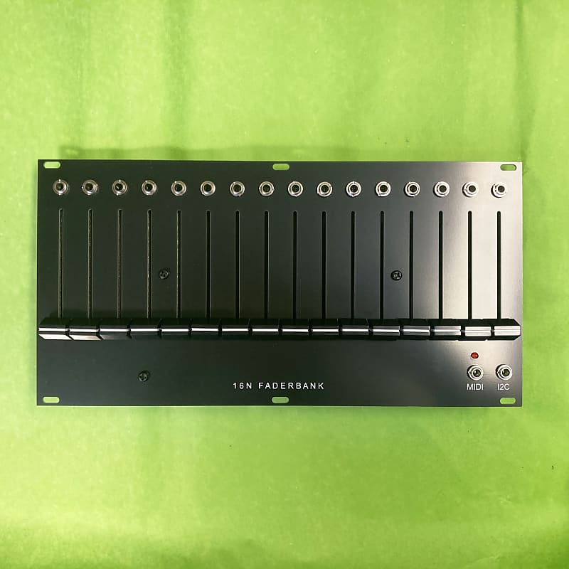 16n Faderbank Berlin Rework - Eurorack Black Fader Voltage | Reverb UK