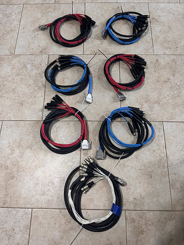 Digidesign DB25 to XLRM And XLRF DigiSnake with DB25 to XLRF | Reverb