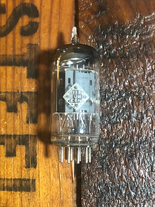 Vintage Telefunken 12AX7 Preamp Tube Made In Germany Valve | Reverb UK